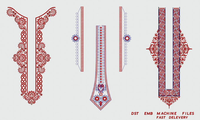 Embroidery digitize jubba, dishdasha, hand bag or wallet emb, dst file ...
