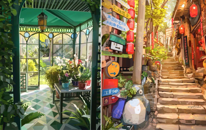 Draw environment concept art by Anyaetowho | Fiverr Draw environment concept art by Anyaetowho | Fiverr