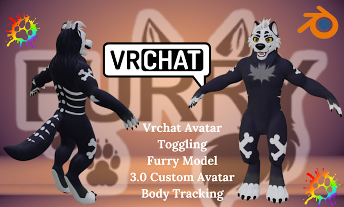 Crear modelo 3d vr chat avatar vrc avatar vr avatar, vrchat avatar vr chat
