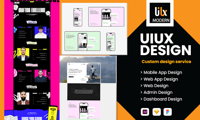 Do website ui ux design, dashboard ui design, mobile app ui, ui ux design figma by Ui_ux_modern1 ...