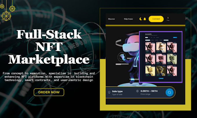 Create nft marketplace like opensea, nft minting or staking dapp by Mdaiman321 | Fiverr