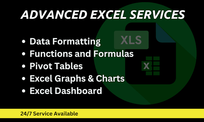 Create advance excel graphs, pivot tables and vlookup by Janiionfiverr | Fiverr