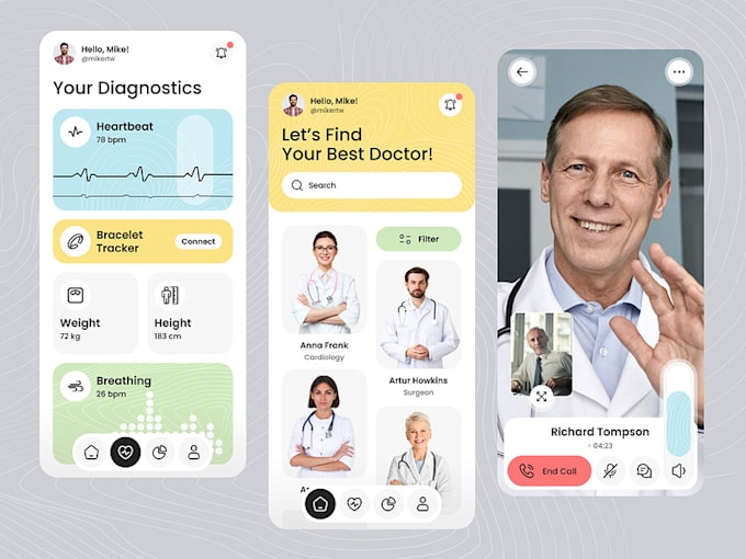 Develop telehealth, doctor app, telemedicine medical mobile app by ...