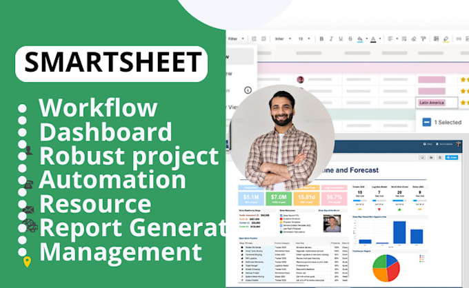 Smartsheet automation, dashboards and reports by Zeblewbie | Fiverr