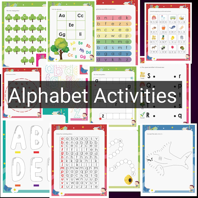 Design custom kids worksheets design by Zahra_ali | Fiverr