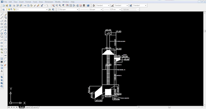 Redraw floor plan and scale accurately in autocad by Nulocamon | Fiverr