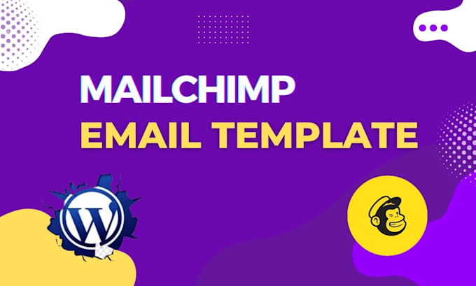 Design your mailchimp email template and setup your campaign or ...
