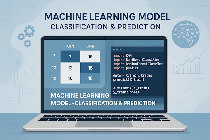 Build machine learning models for classification, regression, or ...