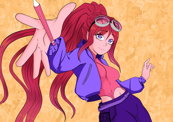 Bring your anime oc to life with my unique artistry by Aviraki_art | Fiverr