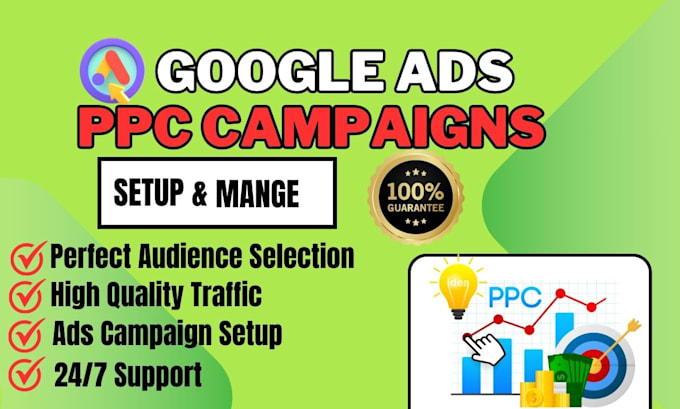 Set, manage, and optimize your best google ads ppc campaigns by Abraralavee | Fiverr
