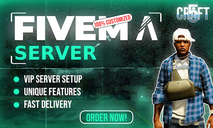 Provide you a premium fivem server by Fivecraft5 | Fiverr