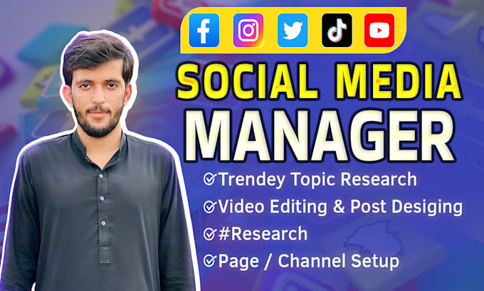 Be your social media monthly manager by Designfy_1 | Fiverr