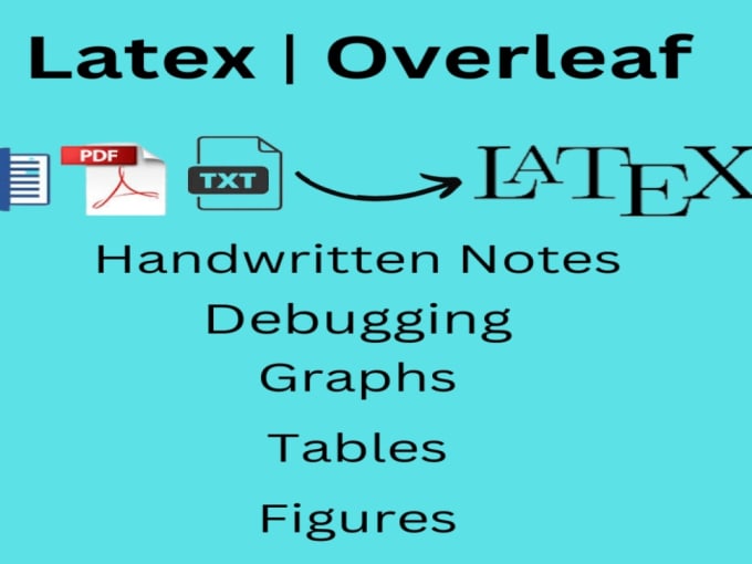Convert any file or document in latex overleaf by Aneezatae | Fiverr Convert any file or document in latex overleaf by Aneezatae | Fiverr