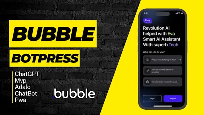 Build bubble web app, bubble mobile app in bubble io mvp as bubble app ... Build bubble web app, bubble mobile app in bubble io mvp as bubble app ...
