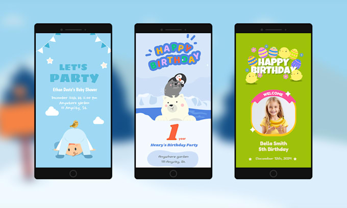 Do creative digital birthday and wedding invitation by Brickinvites ...