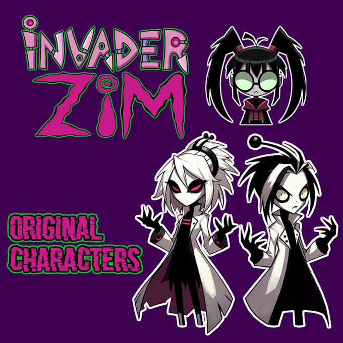 Draw an invader zim custom character oc by Sphinxx24 | Fiverr