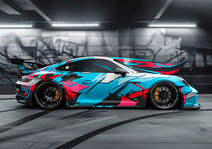 Create custom car wrap design for your car by Orfeozorander | Fiverr