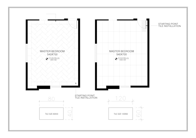 Draw your floor tile layouts in autocad by Aamirmalah | Fiverr