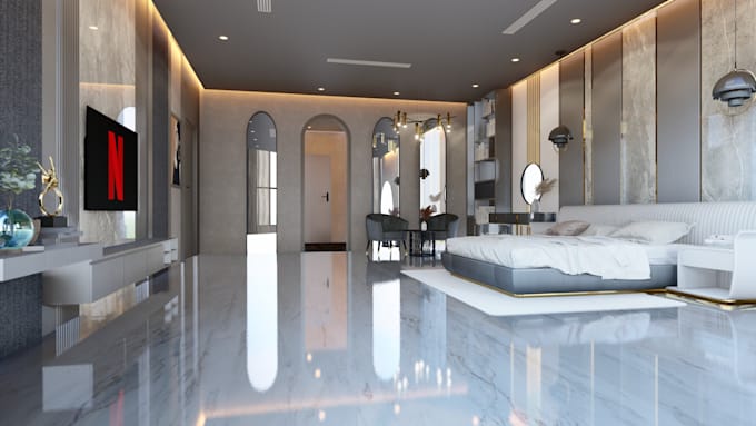 Create interior design, photorealistic 3d visualization by Adnanqayyum5 | Fiverr