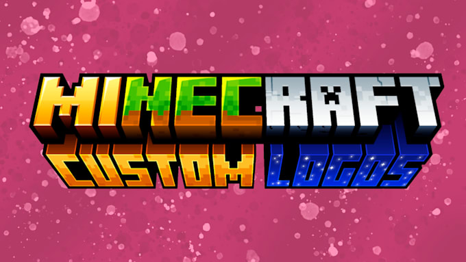Design your custom minecraft logo by Victorml15 | Fiverr