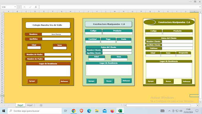 Create A Custom Excel Spreadsheet With Formulas Or Macros By Edinson