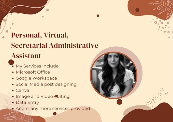 Be your virtual assistant for administrative and general tasks by Shylow_harlow | Fiverr