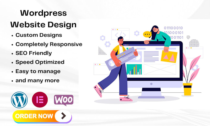 Build modern and responsive wordpress website design, business website by Ahmedatef55 | Fiverr