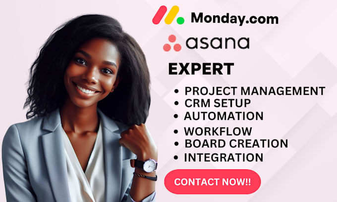 Setup Project Management Using Monday Crm Trello And Asana By Iyanuitunu Fiverr