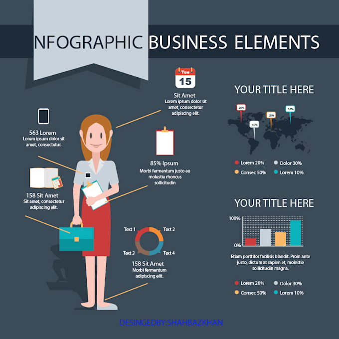 Create bussiness infogarphic design,roadmap,flowchart,diagram by Khan ...