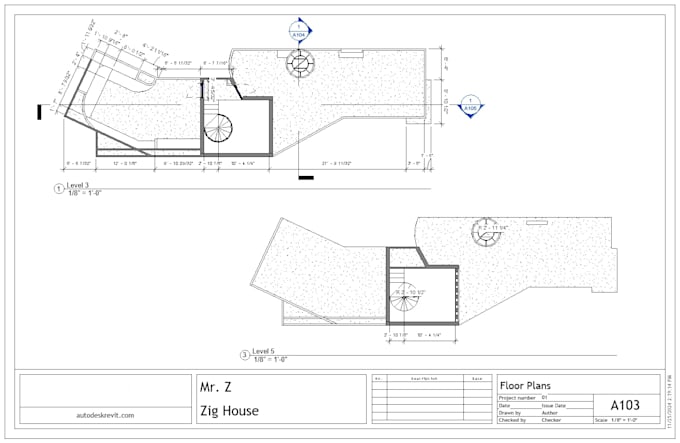 Create revit bim architecture plans, sections, elevations, 3d models by Mrdesignstudio2 | Fiverr
