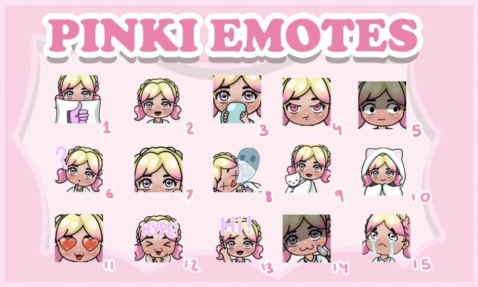 Give You A Cutie Emote By Artstla Fiverr