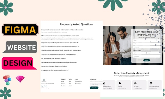 Do figma website design, figma mobile app ui ux design by Kianbird | Fiverr