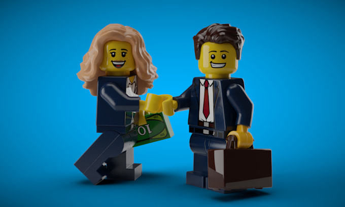 Make a 3d lego minifigure by Cosmicleds | Fiverr