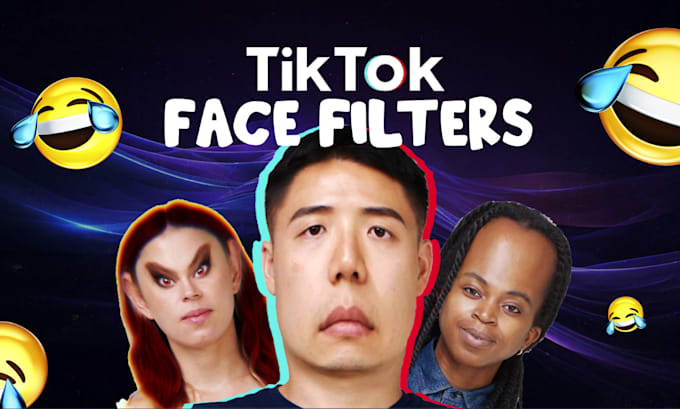 Make personalized face tiktok filters by Maruxedits | Fiverr