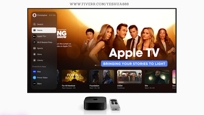 Develop professional apple tv channel by Yeshua888 | Fiverr