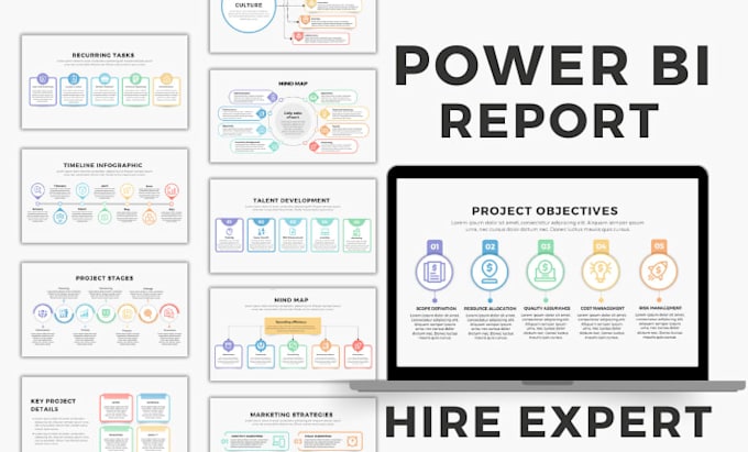 Create power bi reports for you power bi expert