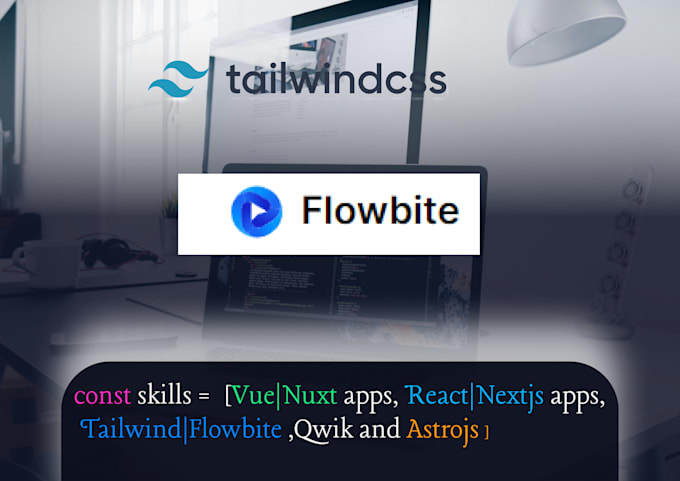 Do flowbite and tailwindcss by Boratechlife | Fiverr