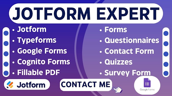 Create a responsive surveys jotform google form typeform questionnaire ...