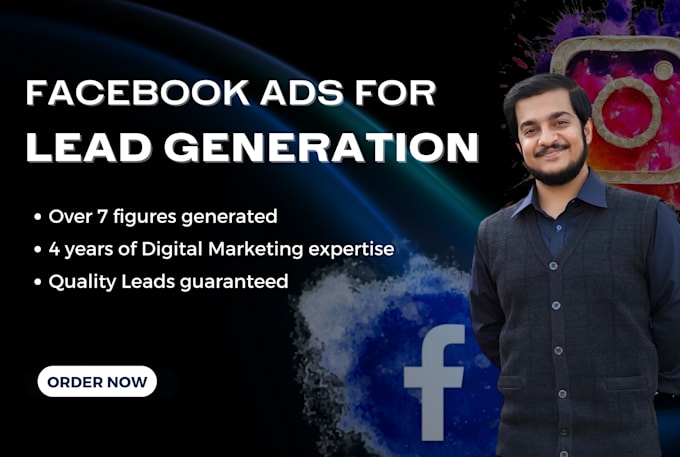 Set up and manage facebook lead generation ads by Gradeupbranding | Fiverr