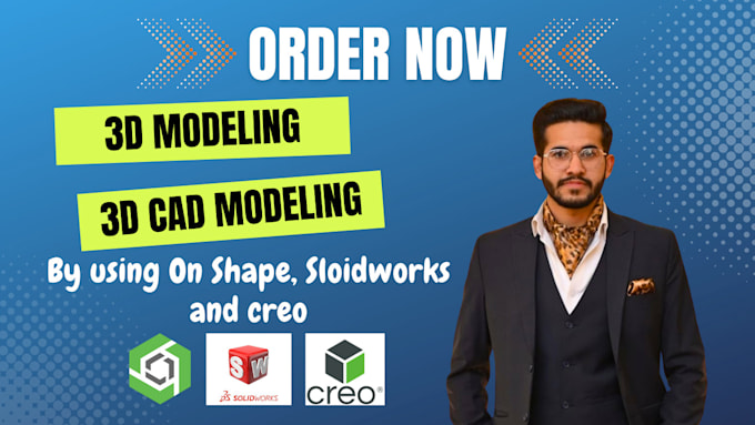 Do 3d modeling and cad drawing by using onshape and creo by Hashim_k ...
