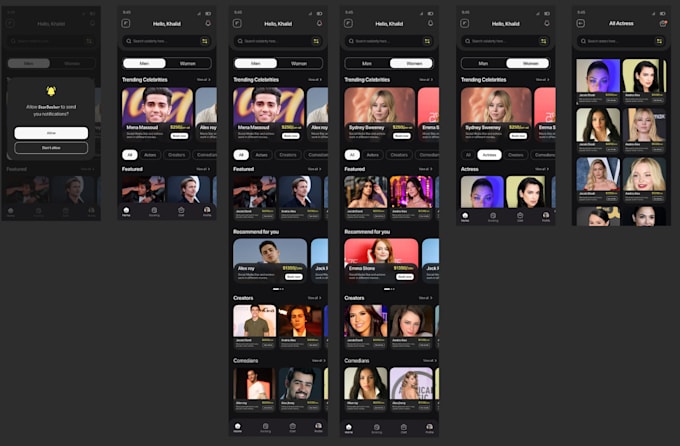 Mobile app development for ios app and android app using react native hybrid app by Mrusman168 ...