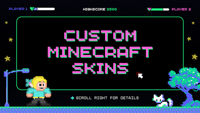 Create a cute custom minecraft skin by Kcosmoss | Fiverr