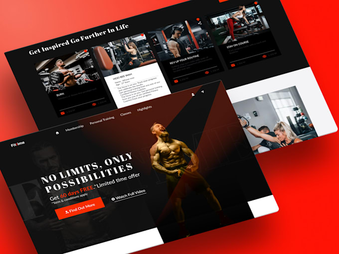 Build professional dark mode web design,using figma by Ahmadsoleh713 ...