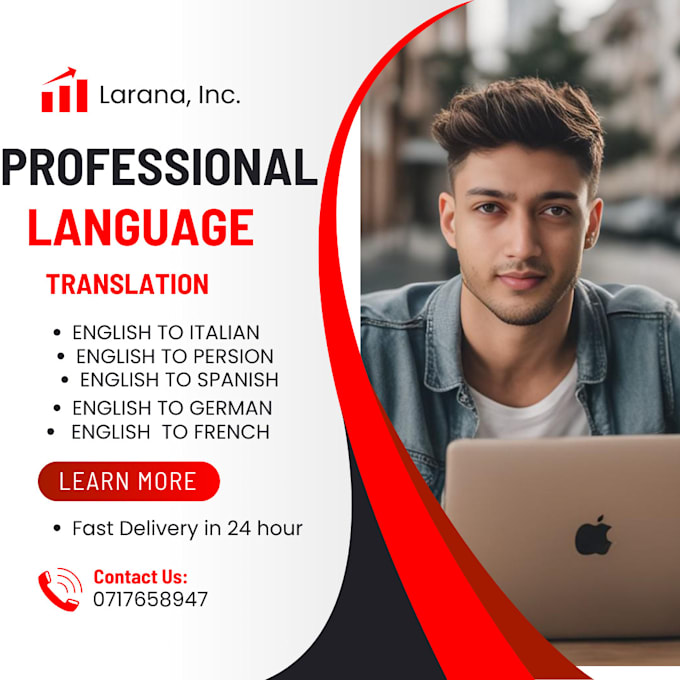 Professionally translate in spanish, english, french, german by ...