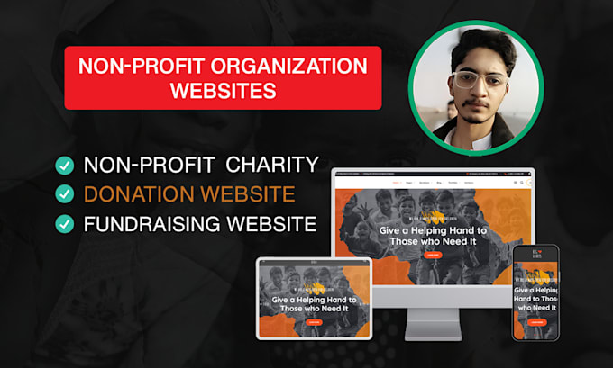 Build nonprofit charity or fundraising website with donation system by ...