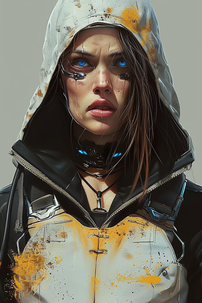 Draw a sci fi art and sci fi character for you by Zeboda7 | Fiverr