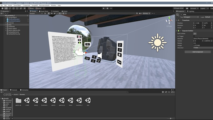 Develop virtual reality game for meta quest 3,apple vision pro,oculus ...