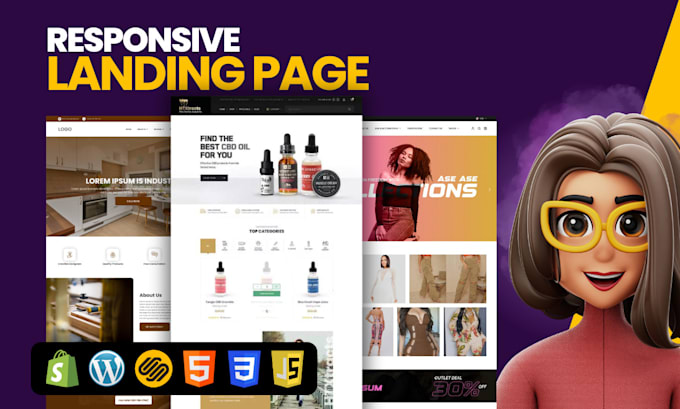 Copy, clone landing page with custom code, shopify, squarespace or ...