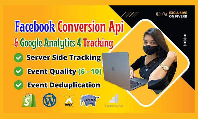 Setup facebook pixel conversion api, ga4 server side tracking with gtm by Trackingexperts | Fiverr