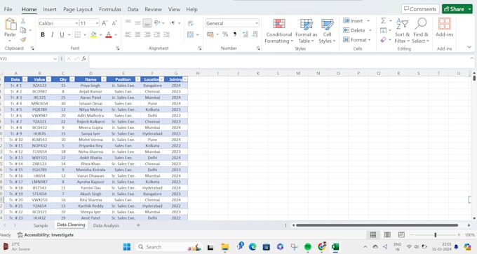 Clean and preprocess the raw transaction data by Ravisingh718 | Fiverr